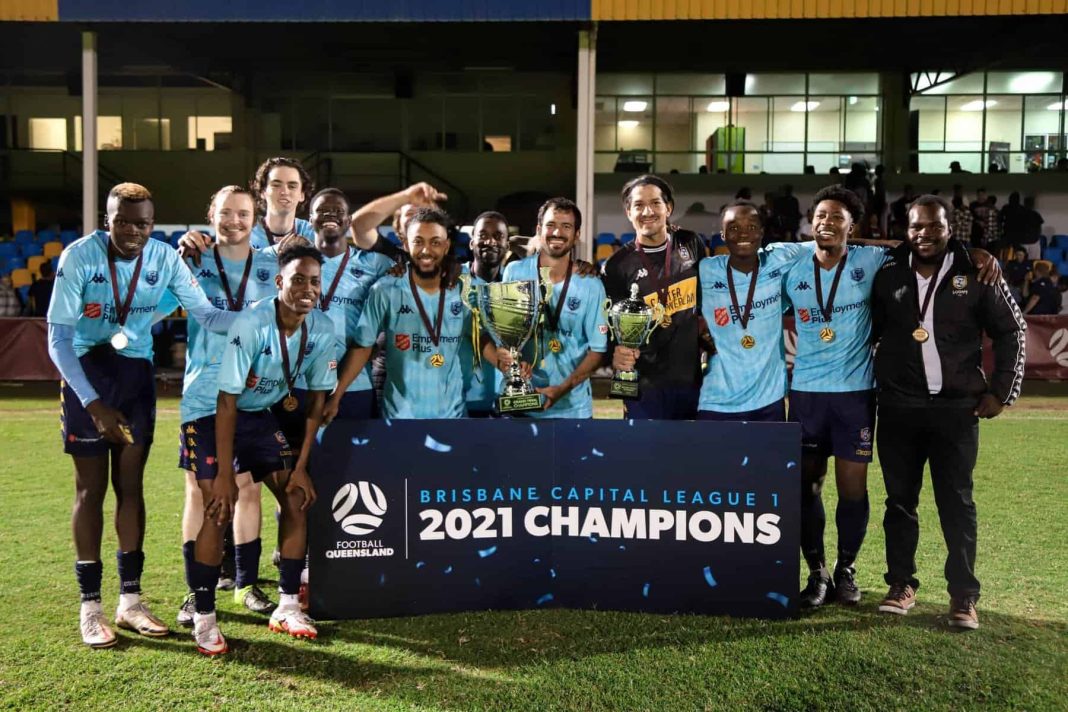 Logan Metro Football Club celebrates Grand Final victory - MyCity Logan